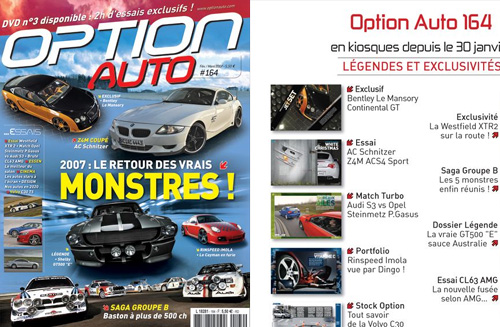 Option Auto 164 dans les kiosques