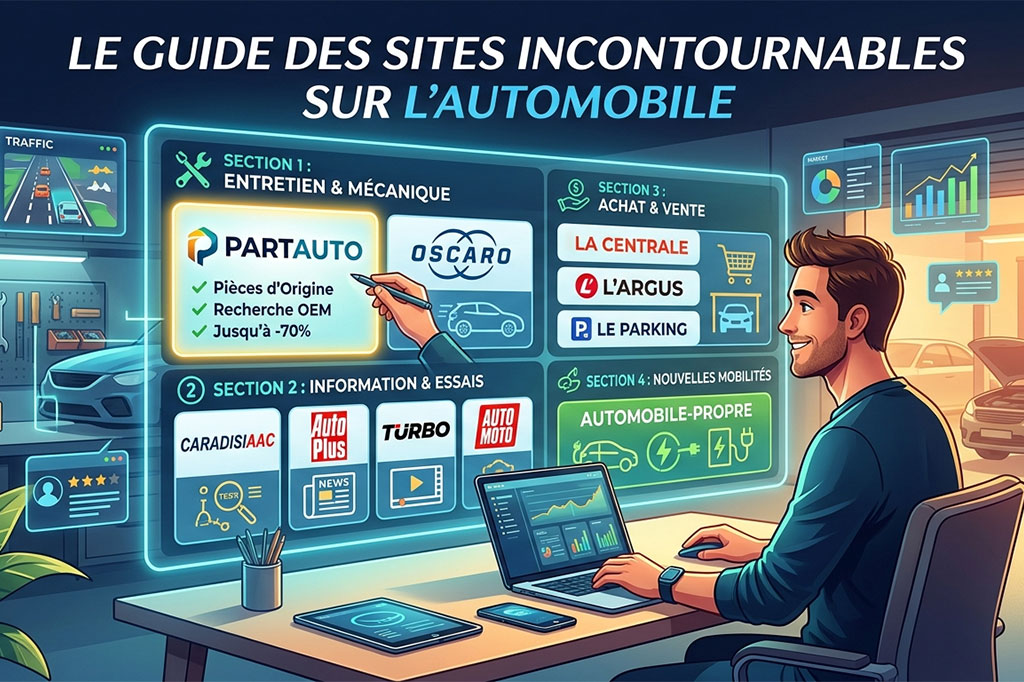 Le guide des sites incontournables sur l'automobile